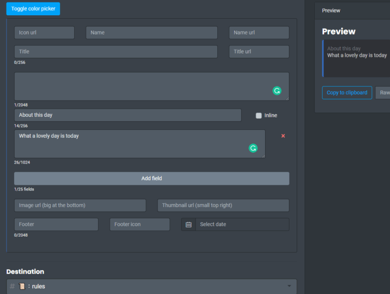 How to Make Neat Embeds in Discord (3 Easy Ways) - Geeky GF