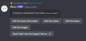 How to Make Neat Embeds in Discord (3 Easy Ways) - Geeky GF