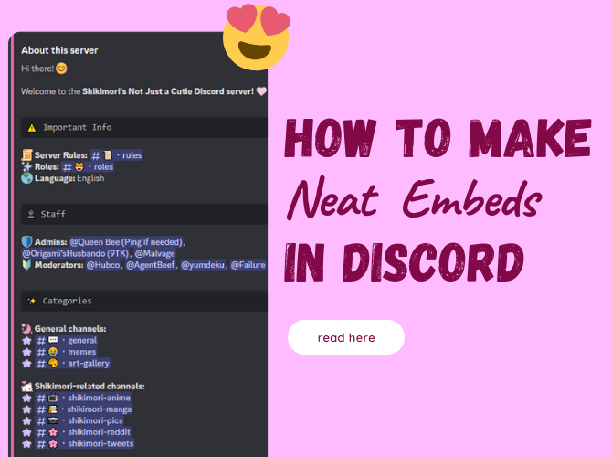 How To Make Neat Embeds In Discord 3 Easy Ways Geeky GF How To Make Neat Embeds In Discord 3 Easy Ways Geeky GF